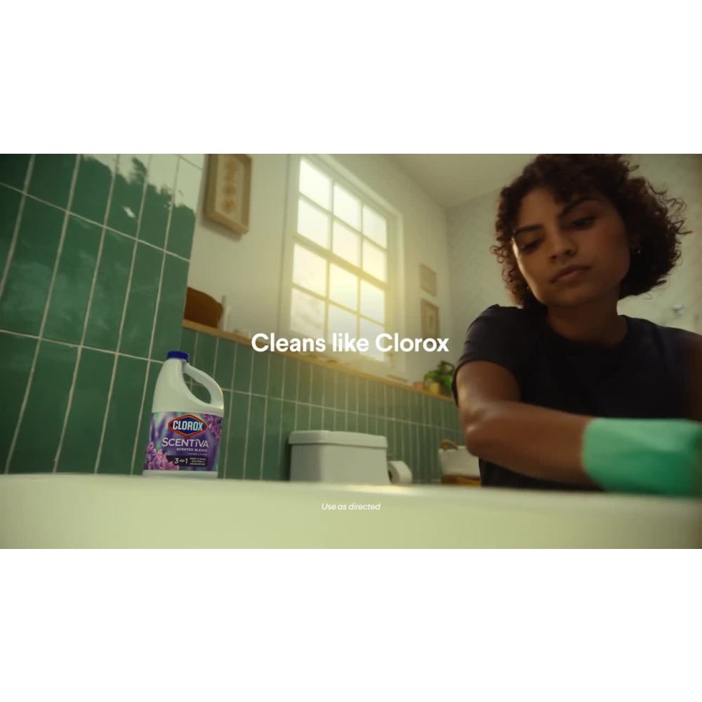 Clorox Scentiva Scented Bleach, Disinfecting Cleaner, Lavender and ...