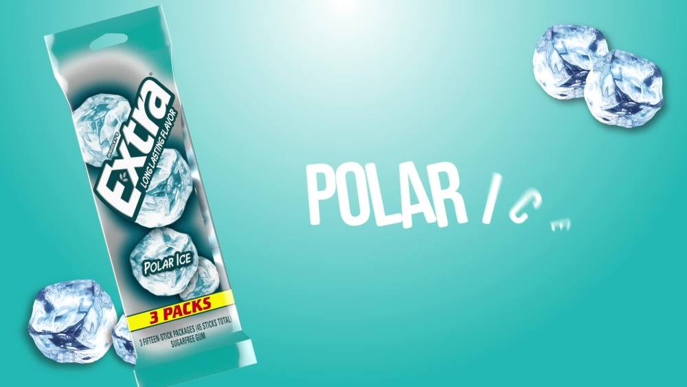 Extra Polar Ice Sugar Free Chewing Gum - 15 Ct (3 Pack) - Walmart.com