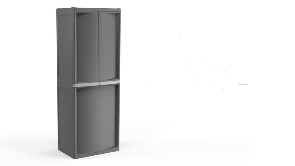Sterilite 4 Shelf Cabinet- Flat Gray - Walmart.com