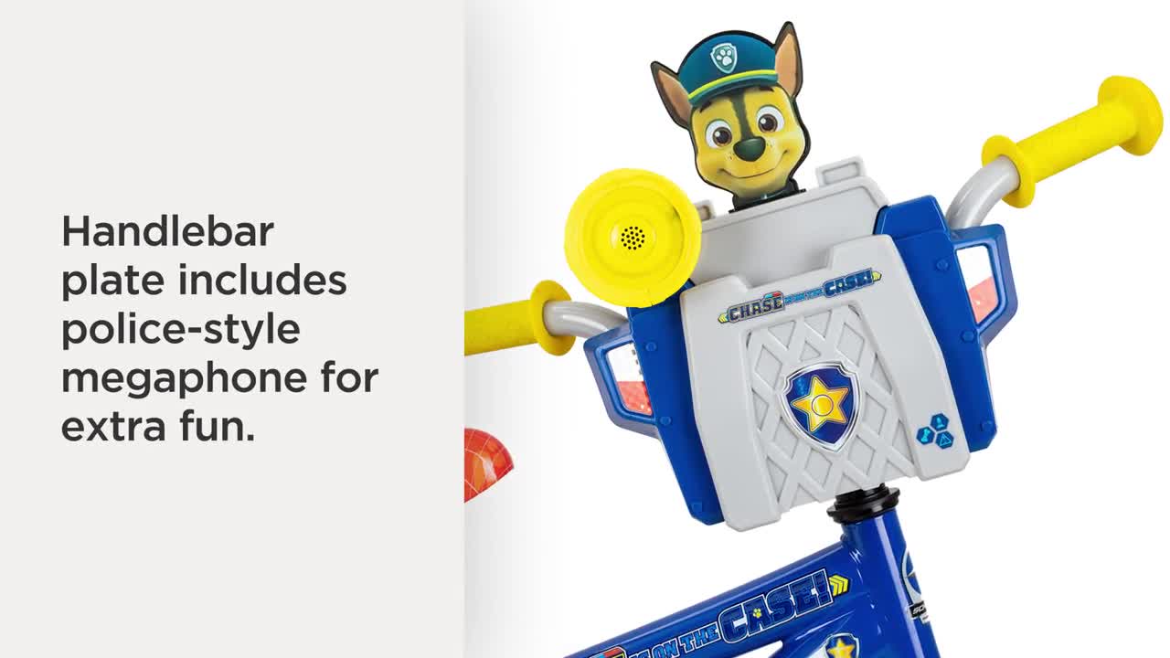 Nickelodeon's PAW Patrol: Chase Bicycle, 12-inch wheels, ages 2 - 4 ...