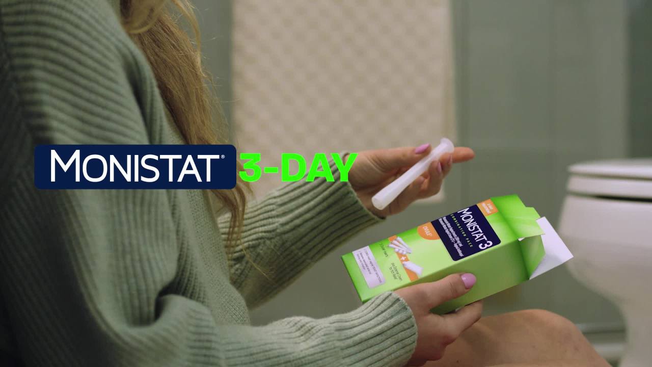 Monistat 1 Day Yeast Infection Treatment, Miconazole Ovule Insert ...