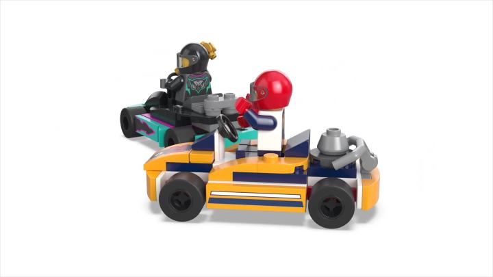 LEGO City Go-Karts and Race Drivers Toy Playset, Includes 2 Driver ...