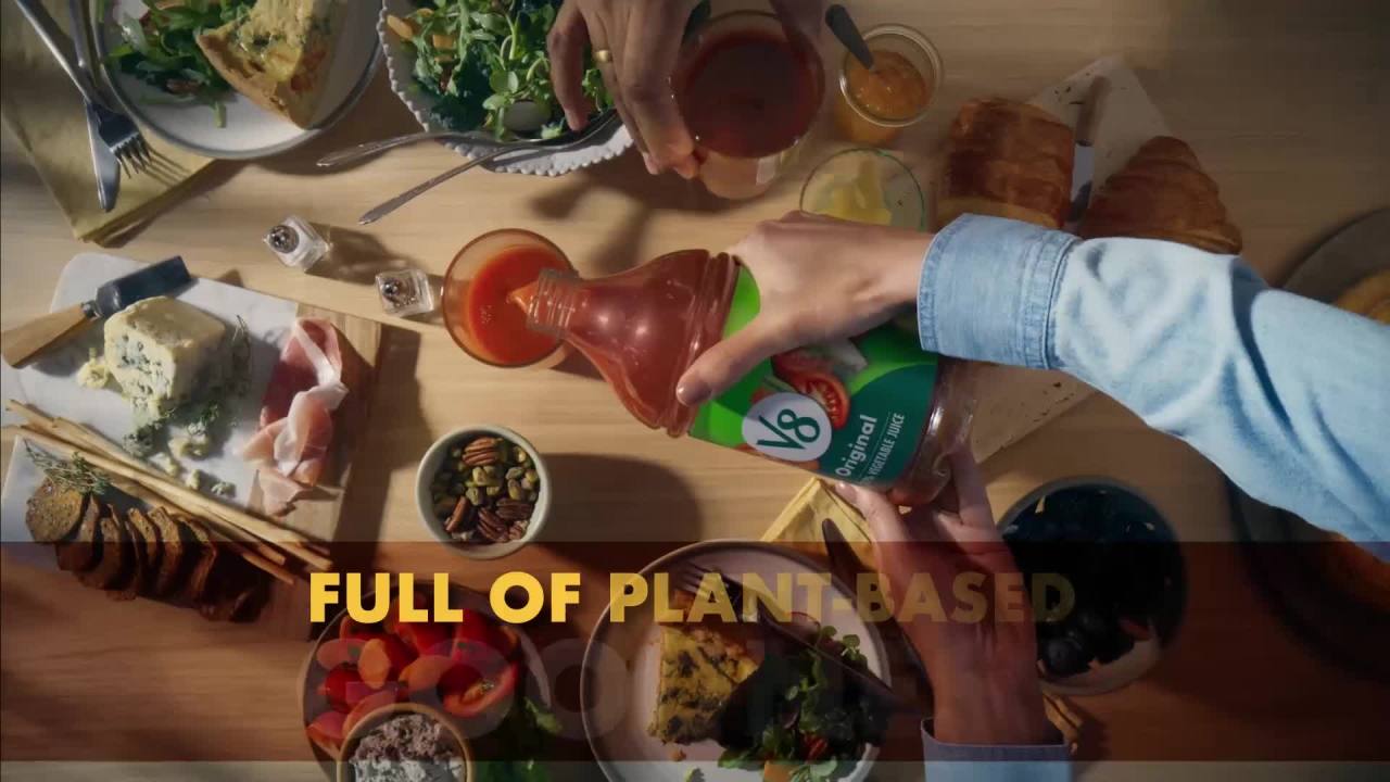 V8 Juice 64 fl oz Bottle 100% Vegetable Juice with Tomato and Vegetable ...