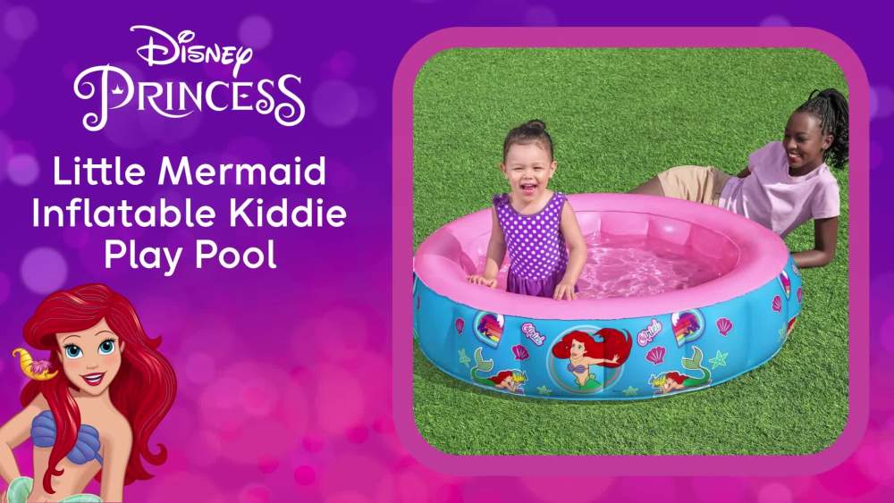 Shop Disney Princess Little Mermaid Inflatable Above-Ground Kiddie Pool ...