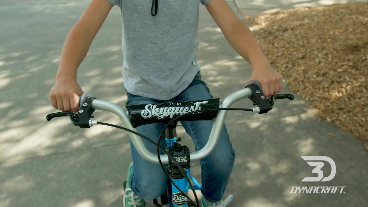 Dynacraft Duzy Customs 16" Kids Bike, Blue, Coaster Brake, Training Wheels, Ages 4-7 - Walmart.com