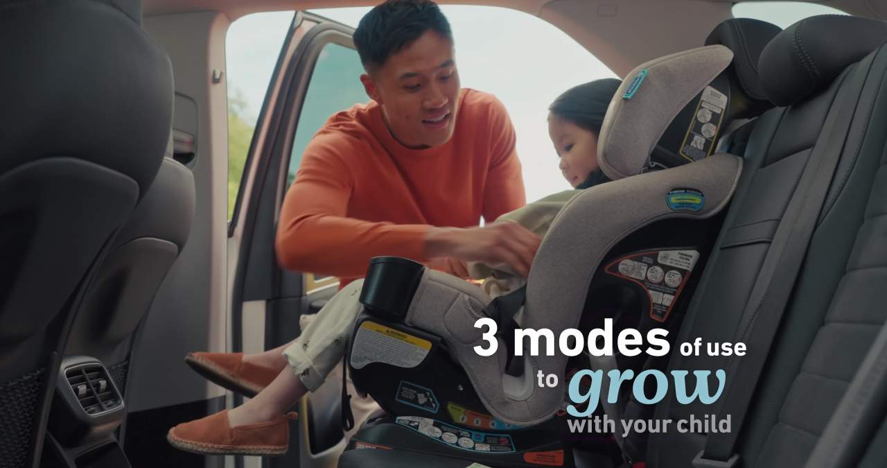 Graco Extend2Fit 3-in-1 Car Seat, Cullen, Grey - Walmart.com