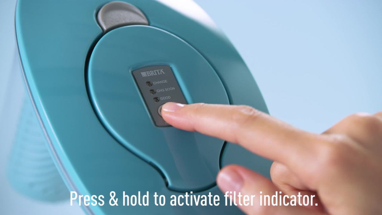 Brita Stream Cascade Large Space Saver 12-Cup Filtration Water Pitcher ...