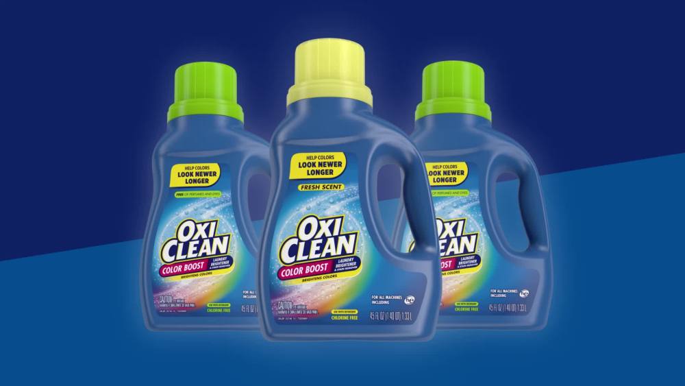 OxiClean Color Boost Laundry Brightener, Stain Remover Liquid, Fresh ...