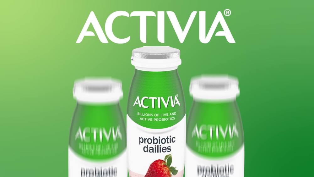Activia Probiotic Dailies Strawberry Lowfat Probiotic Yogurt Drinks, 3. ...
