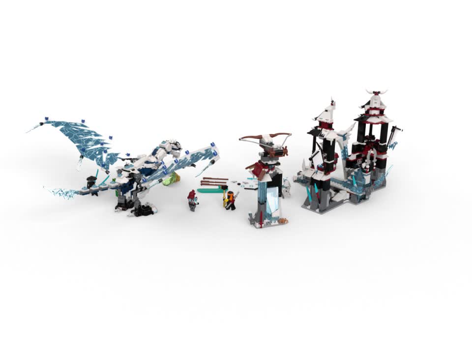 LEGO Ninjago 70678: Castle of the Forsaken Emperor Playset with Ice ...