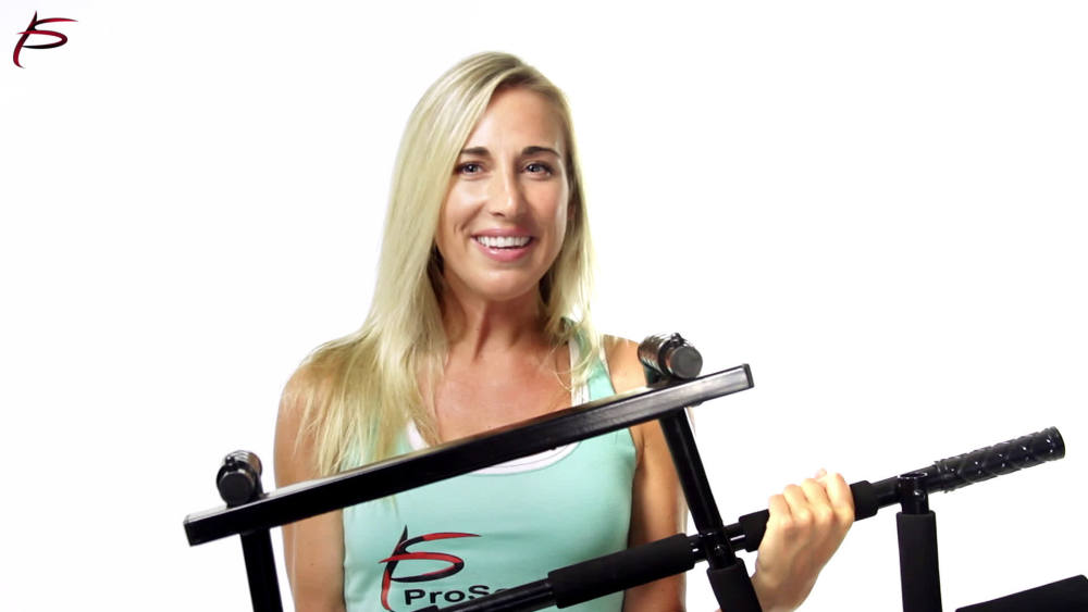 ProsourceFit Multi-Grip Chin-Up/Pull-Up Bar, Heavy Duty Doorway Trainer ...