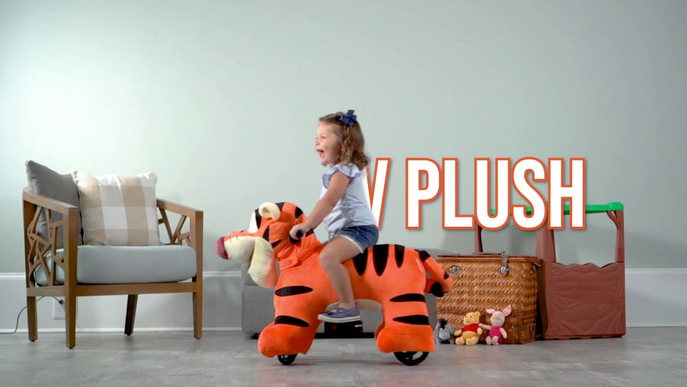 Disney DTR Tigger 6V Plush Ride-On - Walmart.com