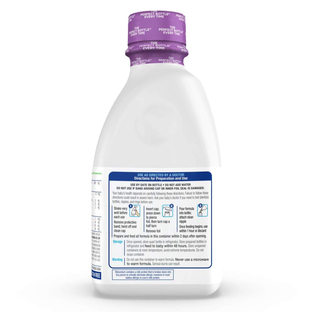 Similac Alimentum With 2'-FL HMO, Ready-to-Feed Baby Formula, 32-fl-oz ...