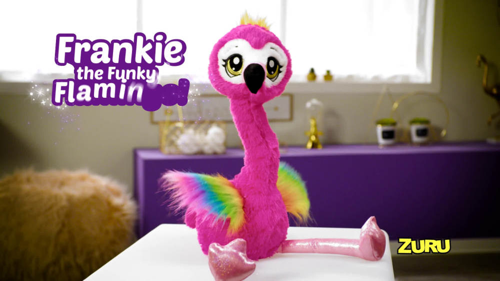 Pets Alive Frankie the Funky Flamingo Battery-Powered dancing Robotic ...