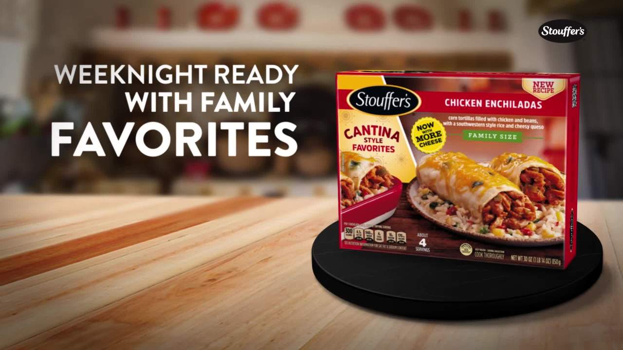 Stouffers Creamed Chipped Beef Single Serve Single Frozen Meals 11