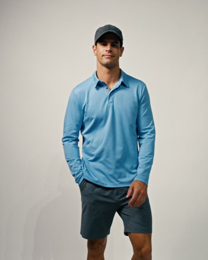 EverActive™ Long Sleeve Tech Pique Polo