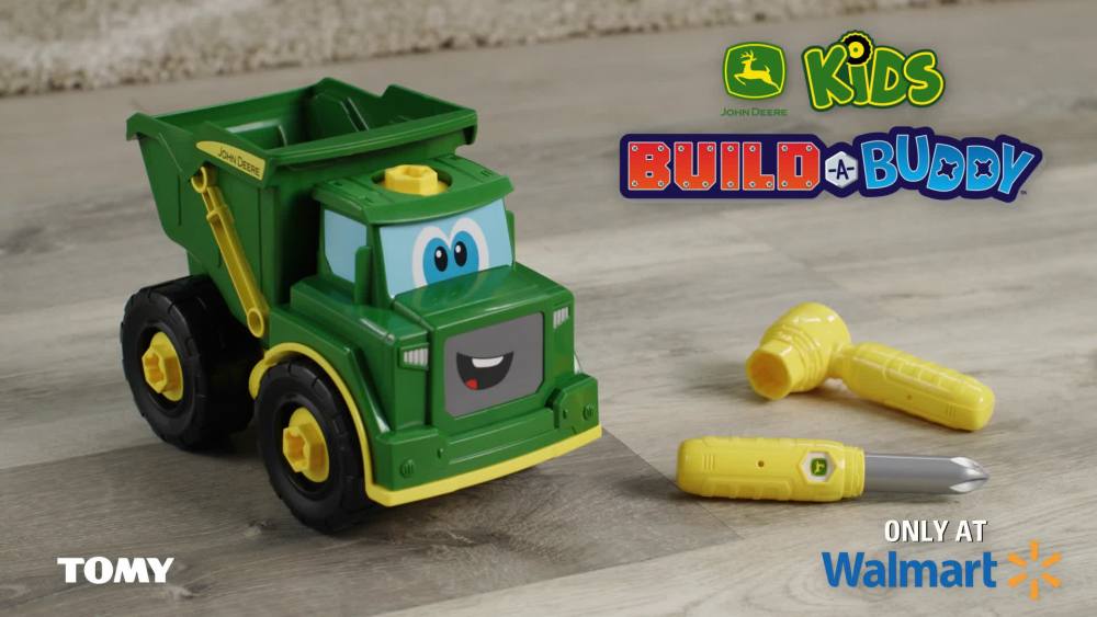 John Deere Build-a-Buddy Dump Truck - Walmart.com