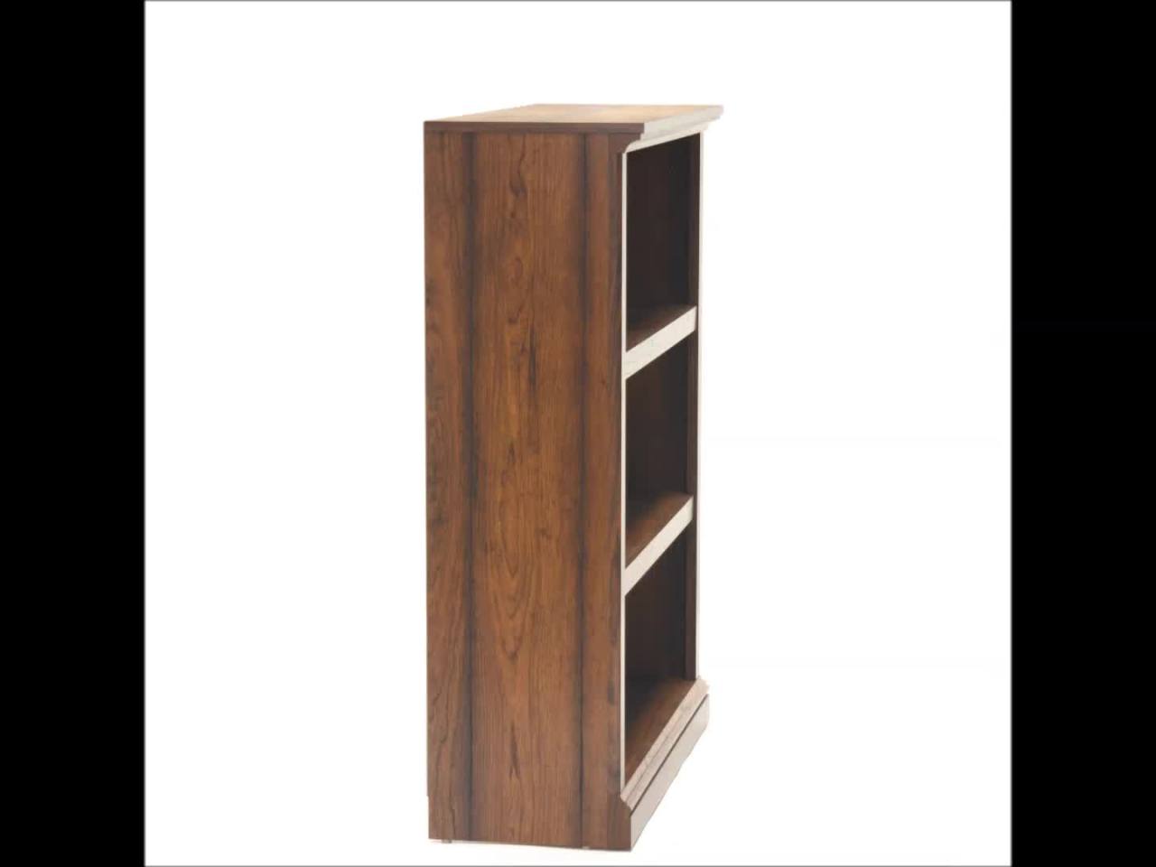 Sauder Select 3 Shelf Bookcase, Washington Cherry Finish - Walmart.com