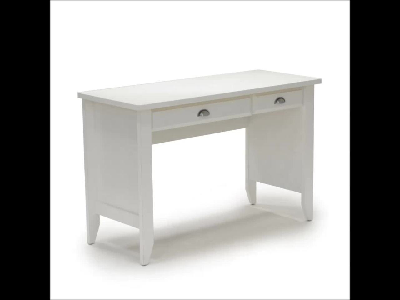 Sauder Shoal Creek Computer Desk, Soft White Finish - Walmart.com
