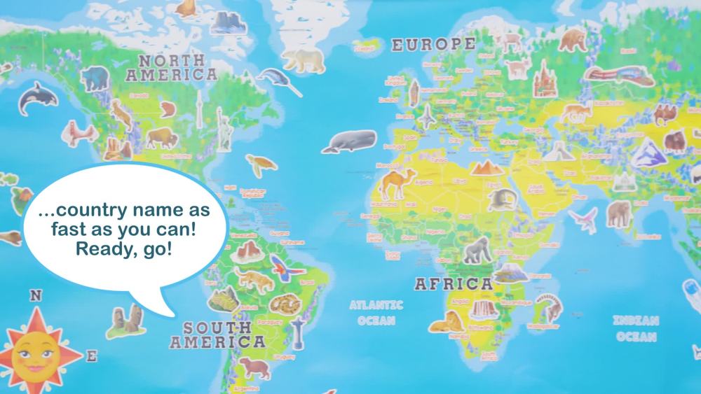 LeapFrog Adventures Educational Toy: Electronic Interactive World Map ...