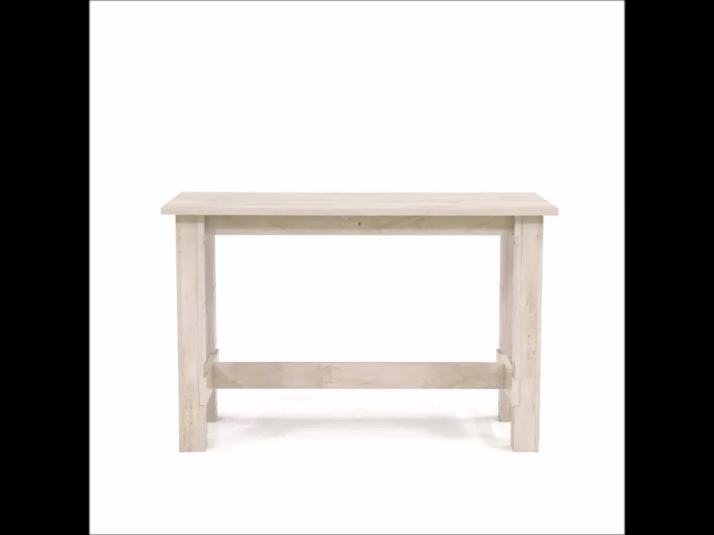 Sauder Boone Mountain Narrow Counter Height Multipurpose Dining Table ...