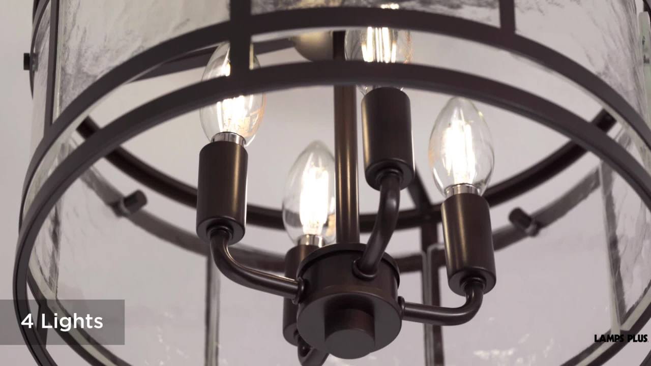 Franklin Iron Works Elwood Ceiling Light, Semi Flush Mount, 13 1/4 ...