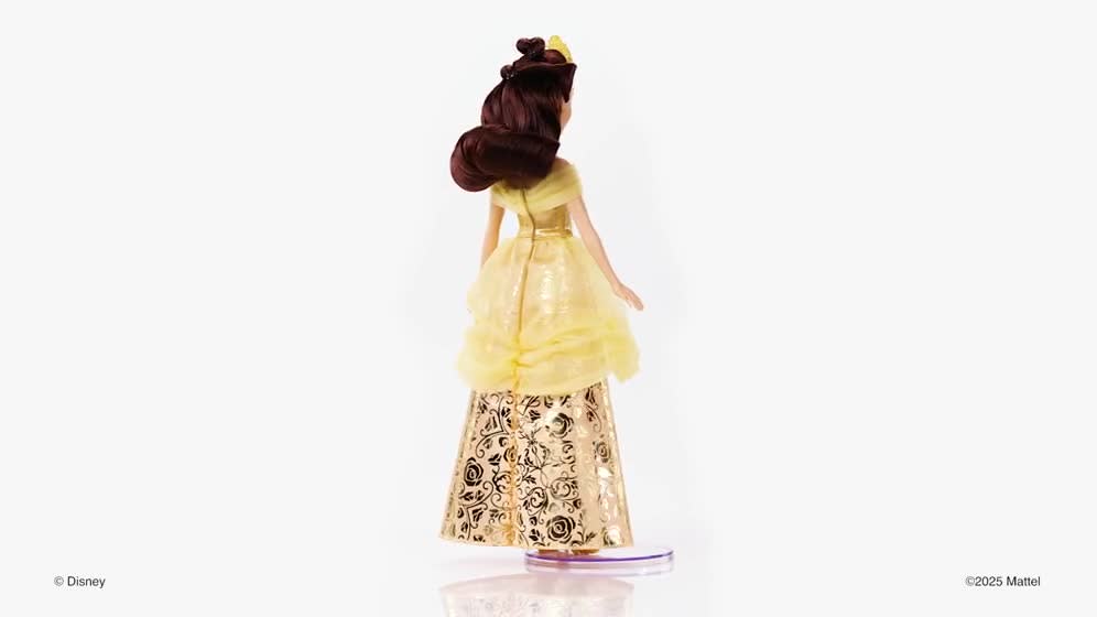 Disney Princess Enchanted Stories Belle Fashion Doll with Sparkling ...