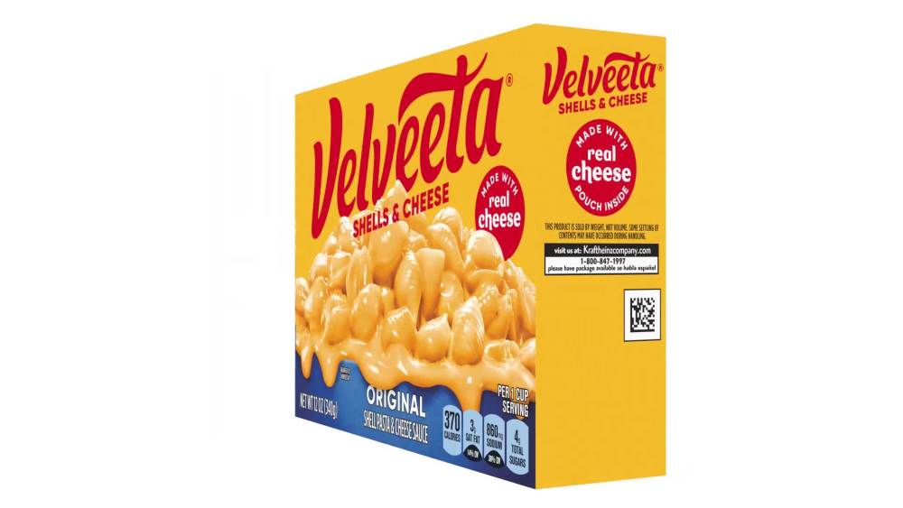 Velveeta Shells and Cheese Original Macaroni and Cheese Dinner, 12 oz ...
