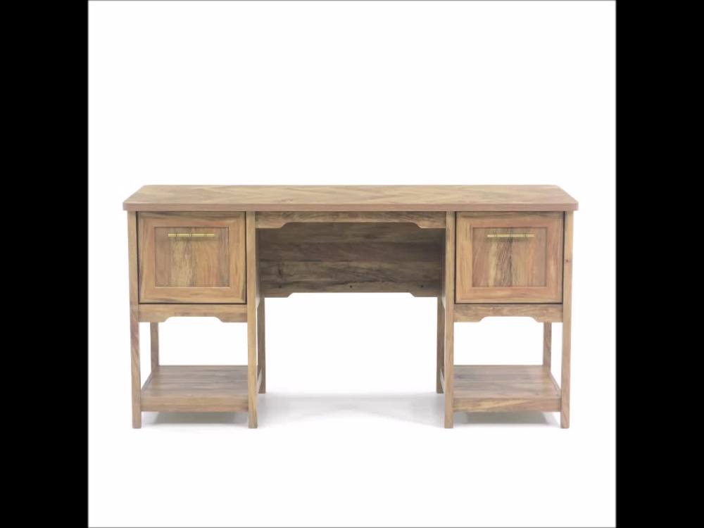 Sauder 424456 Coral Cape Desk, Sindoori Mango Finish - Walmart.com