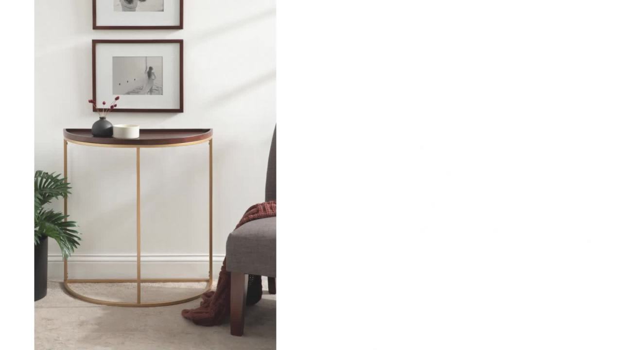 Free Shipping! Kate and Laurel Dorrah Modern Round Console Table, 28 x ...