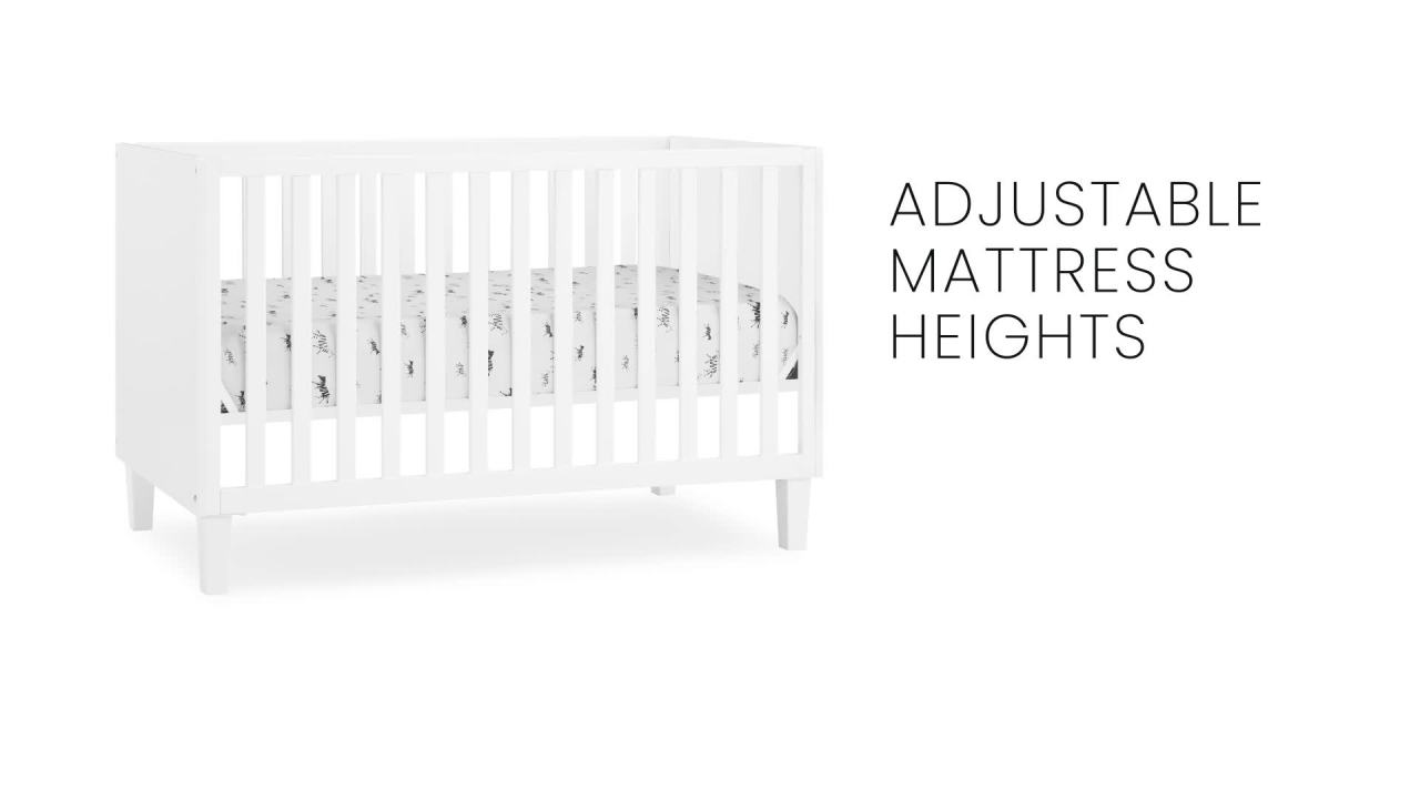 Delta Children Sonny 4-in-1 Convertible Baby Crib, Chestnut - Walmart.com