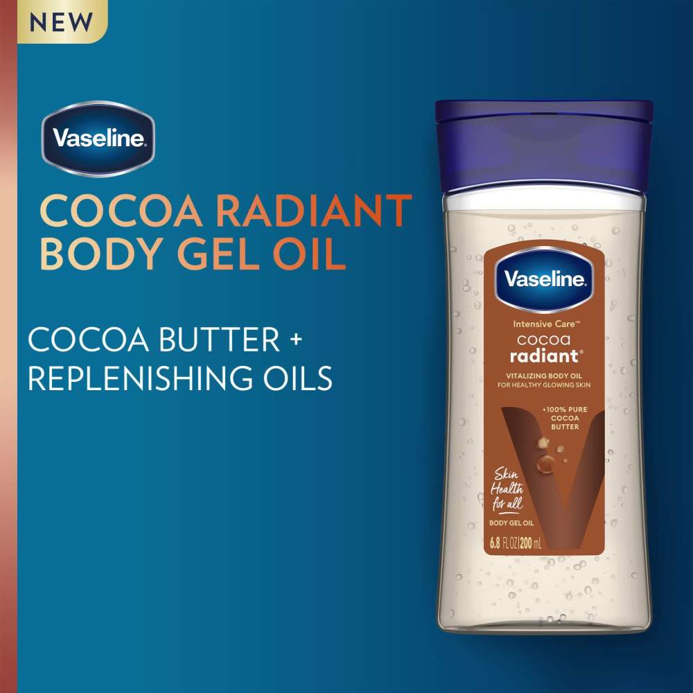 Vaseline Intensive Care Cocoa Radiant for Glowing Skin, 6.8 oz ...