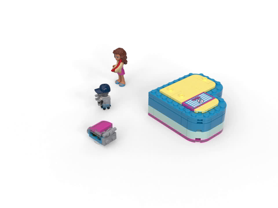 LEGO Friends Olivia's Summer Heart Box 41387 Building Set (93 Pieces ...