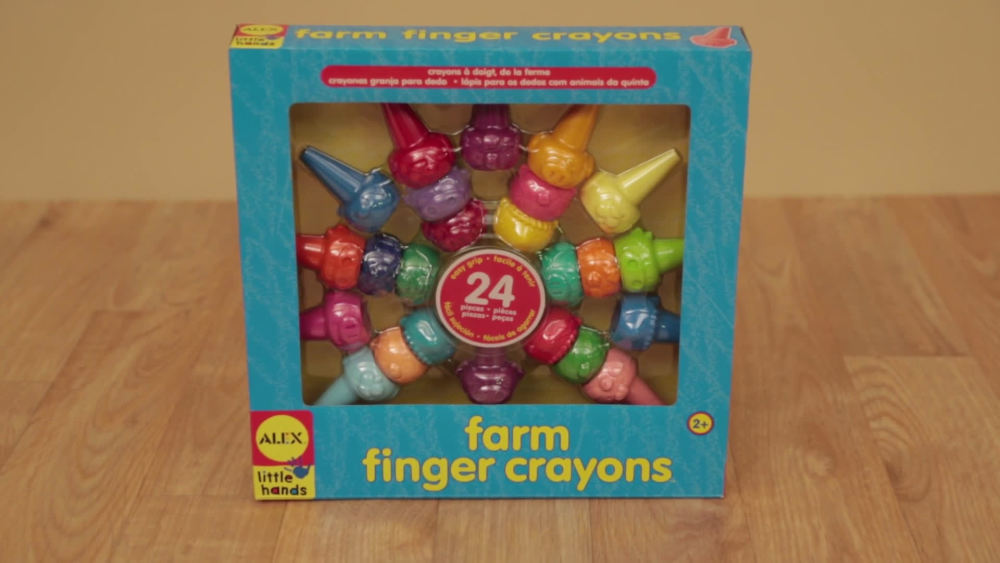 ALEX Discover Farm Finger Crayons - Walmart.com
