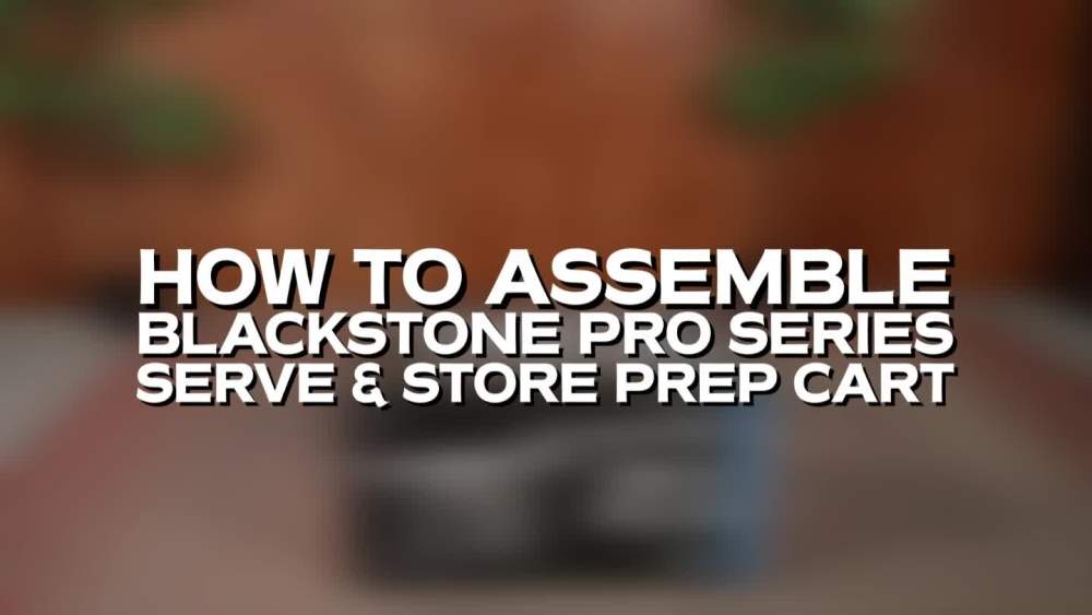 Blackstone ProSeries 28" Serve and Store Prep Grill Cart with Cabinet ...