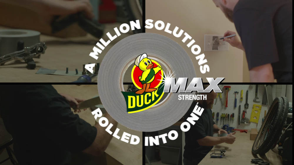 Duck Brand Max Strength 1.88 in x 35 yd Black Duct Tape Roll - Walmart.com