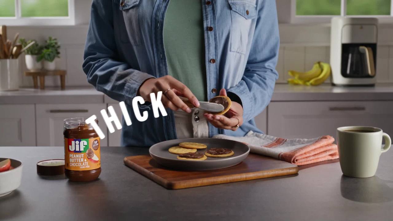 Jif To Go Peanut Butter & Chocolate Flavored Spread, 8 Single-Serve ...