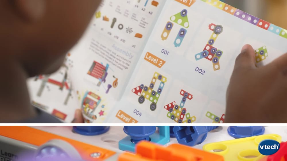 VTech Drill & Learn Workbench Toys for Kids, Pretend Play for Toddlers ...