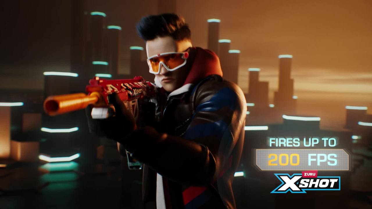 Free Shipping! XSHOT Hyper Gel HPG-700 Motorized Gel Blaster, 20,000 ...