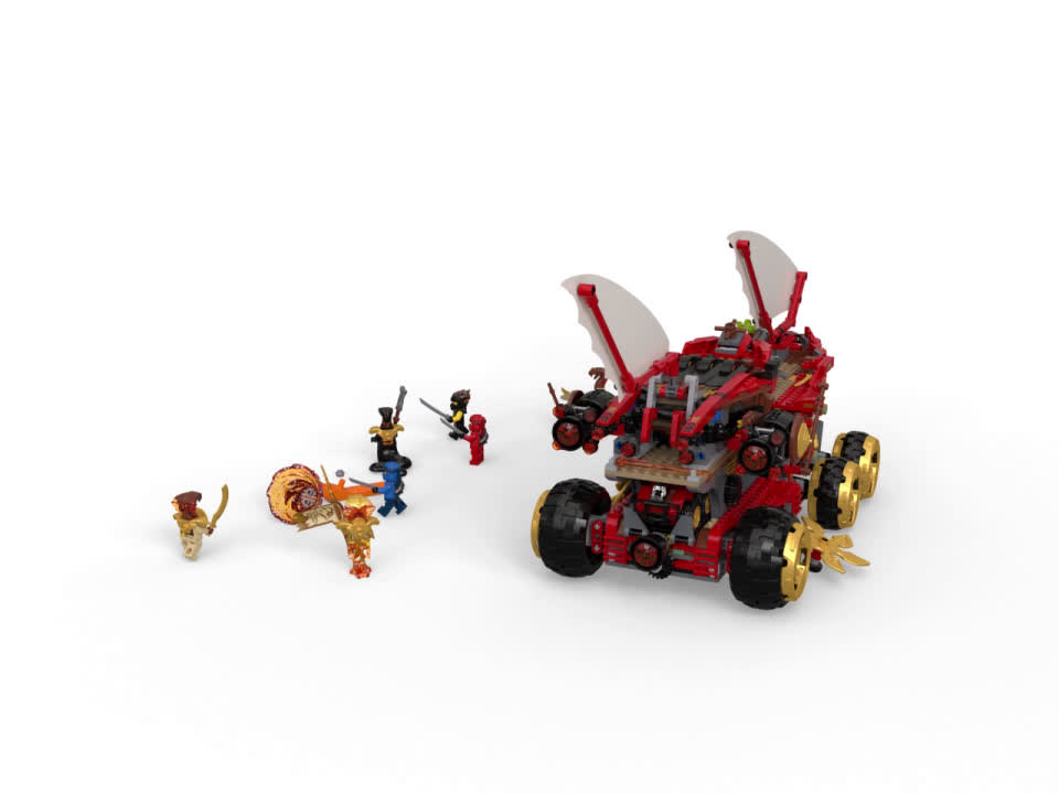 LEGO Ninjago Land Bounty 70677 Building Set for Creative Play - Walmart.com