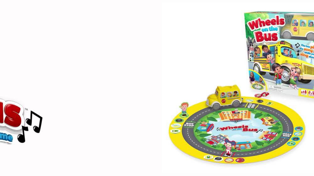 Wheels On The Bus Board Game - The Bus Plays The Song While You Sing ...