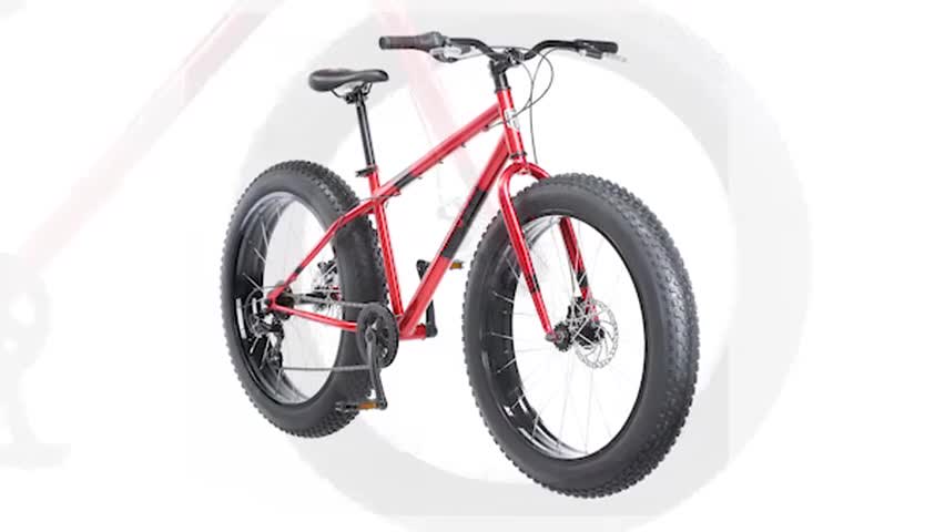 Mongoose Mountain Bicycle, 26-inch Fat Tire Bike, All-Terrain, Big ...