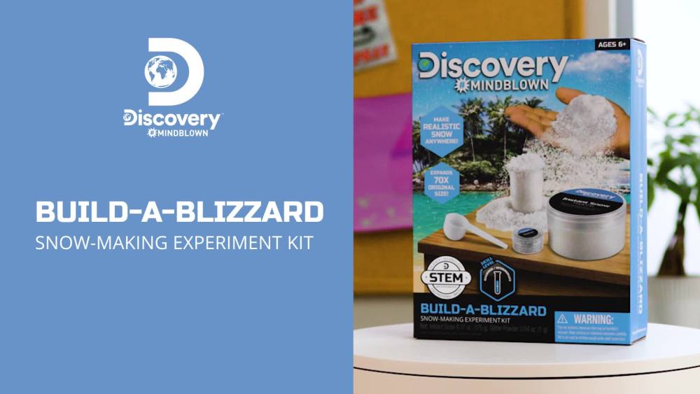 Discovery™ #Mindblown Build-A-Blizzard Snow-Making Experiment Kit ...