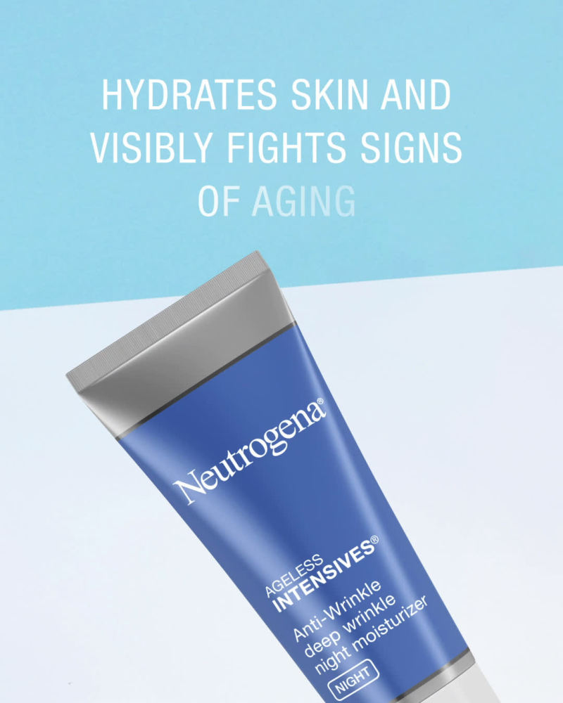 Neutrogena Ageless Intensives Anti Wrinkle Retinol Face Cream 1 4 Oz