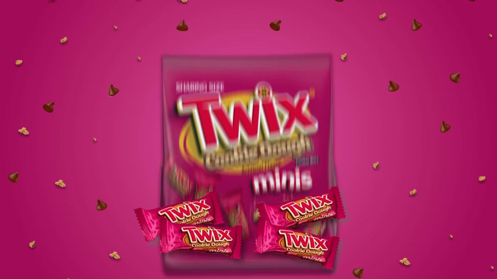 Twix Minis Cookie Dough Milk Chocolate Bars, Sharing Size - 7.7 oz ...