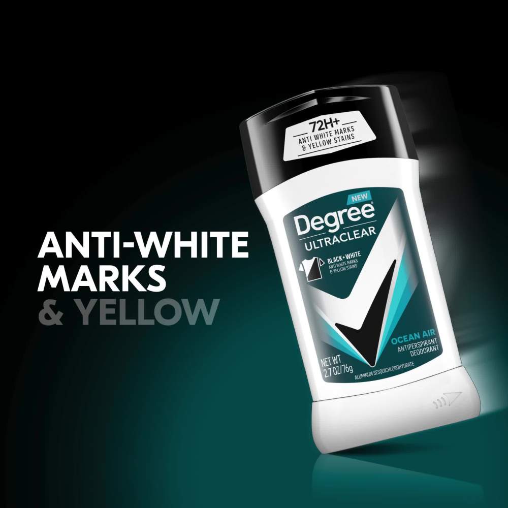 Degree Ultra Clear Long Lasting Men's Antiperspirant Deodorant Stick ...