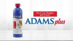 Adams Plus Flea & Tick Shampoo with Precor for Cats, Kittens, and Dogs ...