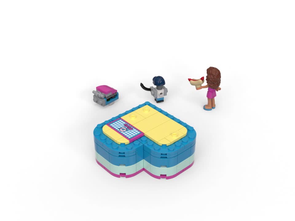 LEGO Friends Olivia's Summer Heart Box 41387 Building Set (93 Pieces ...