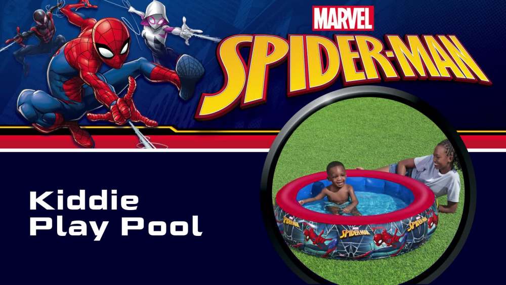 Spider-Man Inflatable Kiddie Pool - Walmart.com