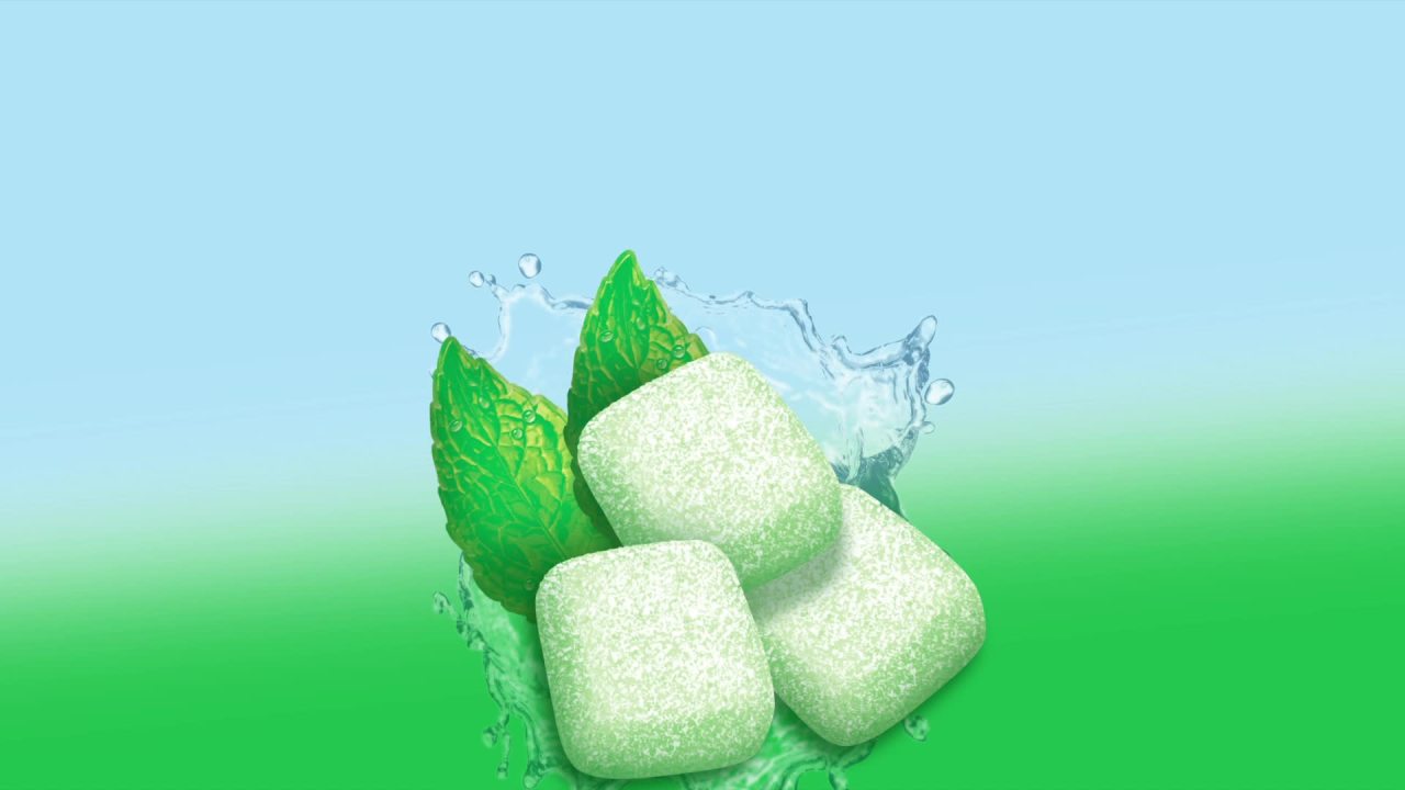 Extra Refreshers Spearmint Sugar-Free Mint Gum - 40pcs Tropical Flavor ...